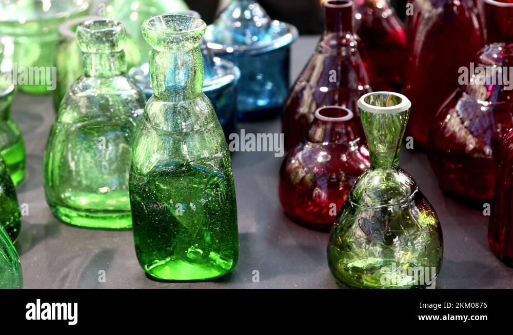 Coloured glass bottles Stock Videos & Footage - HD and 4K Video Clips ...