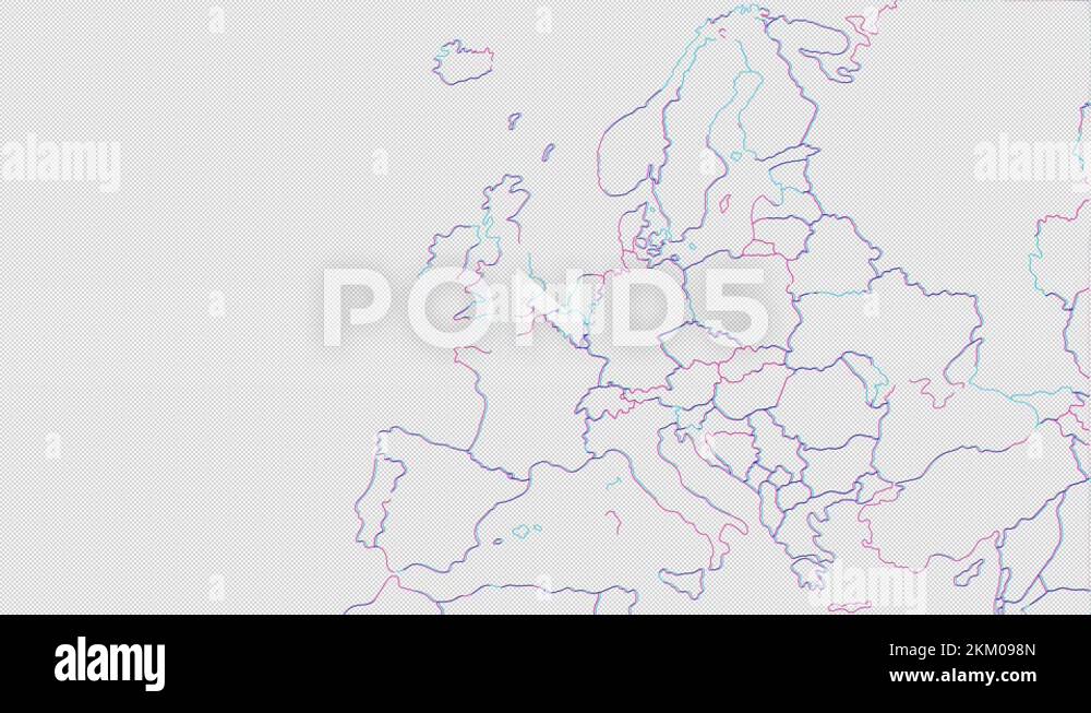 Europe map outline Stock Videos & Footage - HD and 4K Video Clips - Alamy