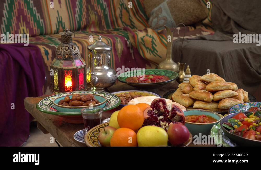 Arabic food traditional eastern cuisine Stock Videos & Footage - HD and ...