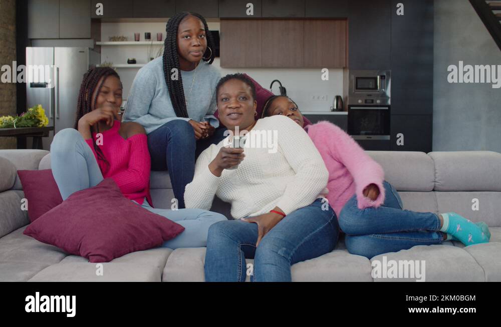 African family watching tv Stock Videos & Footage - HD and 4K Video Clips - Alamy