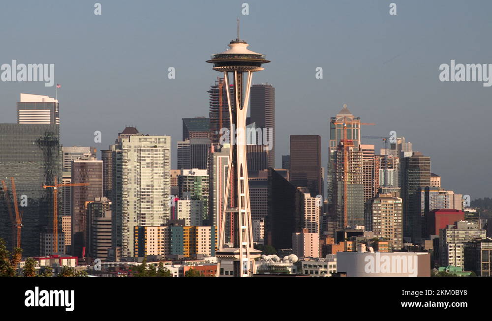 How tall is the space needle Stock Videos & Footage - HD and 4K Video ...