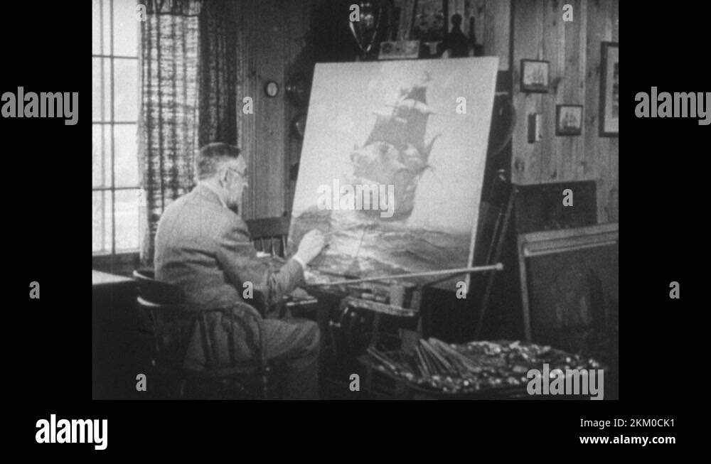 Abraham lincoln portrait painting Stock Videos & Footage - HD and 4K ...