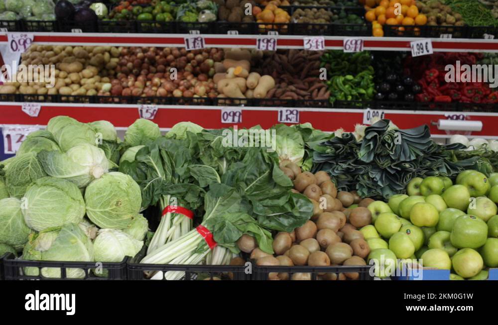 Assortment of fruits and vegetables Stock Videos & Footage - HD and 4K ...