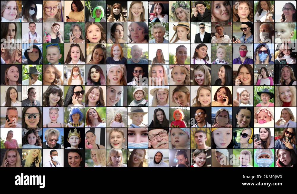 Beautiful white human smiles. Concept People Portraits And Faces Stock ...