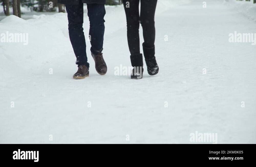 Snow on park path Stock Videos & Footage - HD and 4K Video Clips - Alamy