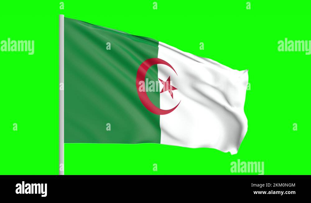 National flag of algeria waving Stock Videos & Footage - HD and 4K ...