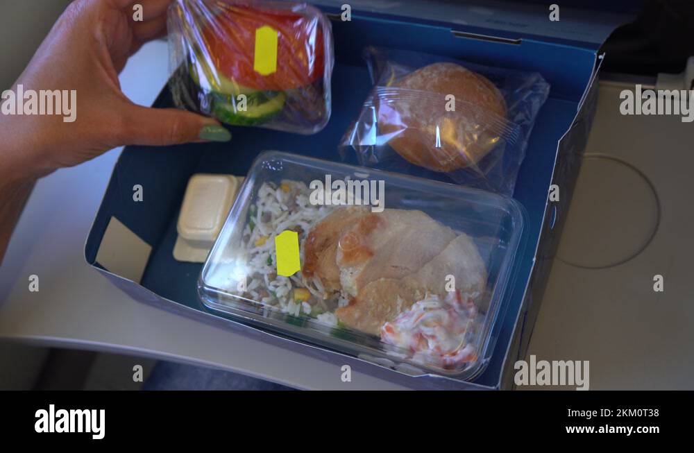 Business class plane food Stock Videos & Footage - HD and 4K Video ...