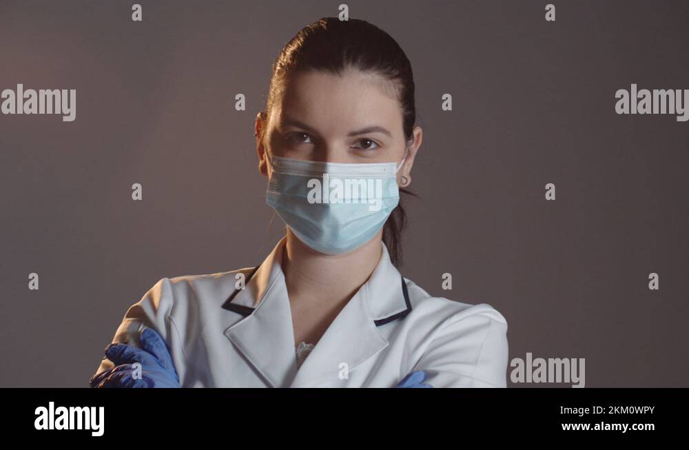 Portrait female nurse smiling wearing Stock Videos & Footage - HD and ...