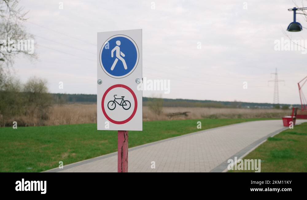 Pedestrian and cycle zone Stock Videos & Footage - HD and 4K Video ...
