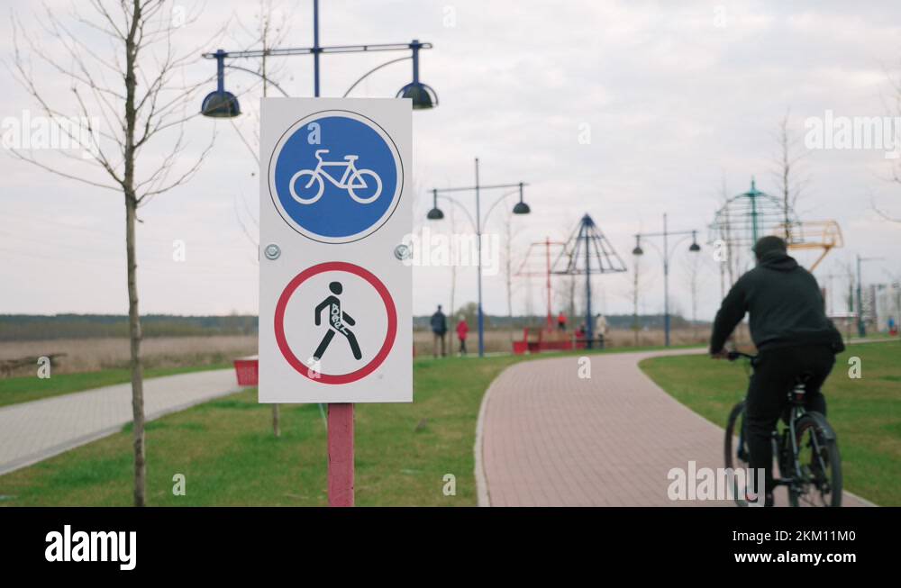 Cycle path road sign Stock Videos & Footage - HD and 4K Video Clips - Alamy