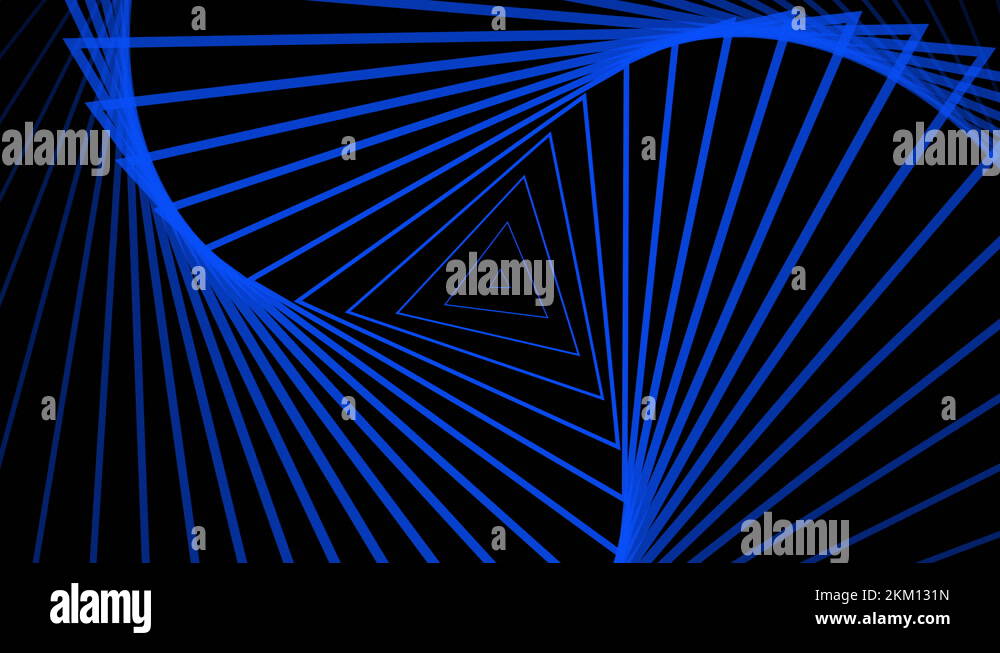 Triangle Shape Illustration For Wave or Signal Animation Stock Video ...