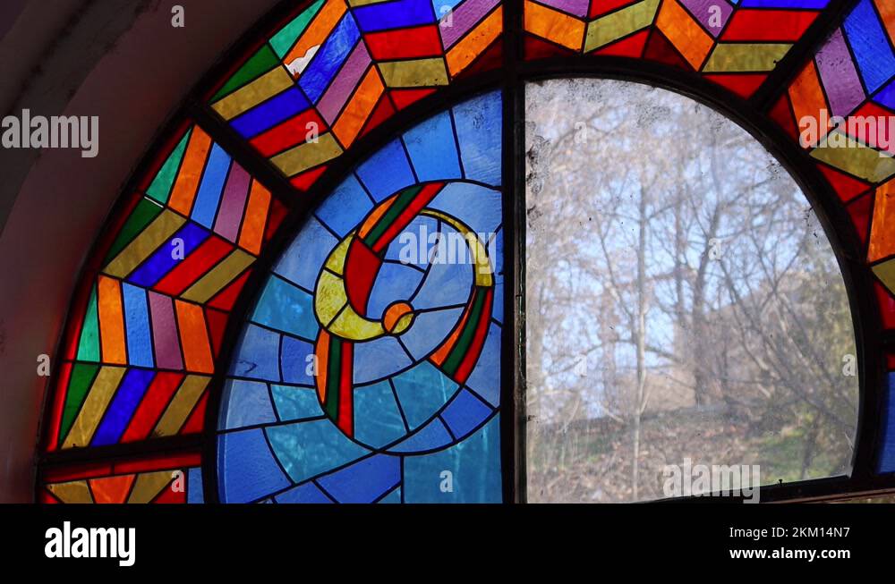 Historic stained glass window Stock Videos & Footage - HD and 4K Video ...