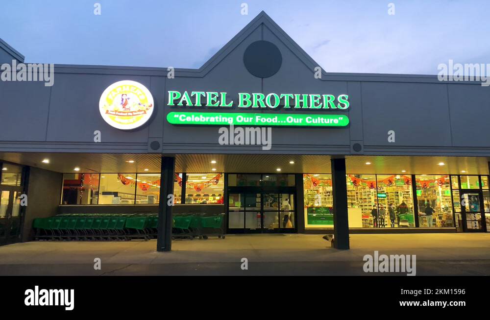 Patel Brothers Logo Patel Brothers Grocery Store Packed On Opening Day