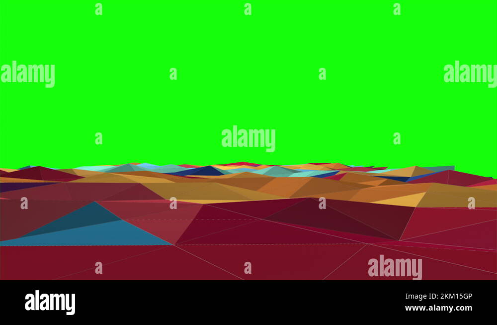 Polygon Abstract Animation floor, It can be used in graphical ...