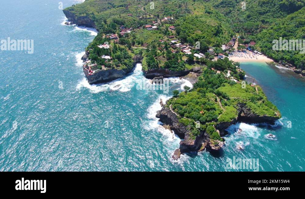 Village on cliff by shore Stock Videos & Footage - HD and 4K Video ...
