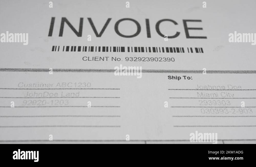 Invoice billing paper Stock Videos & Footage - HD and 4K Video Clips ...