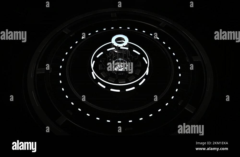 Cpu Processor hi-tech 3D futuristic animation Stock Video Footage - Alamy