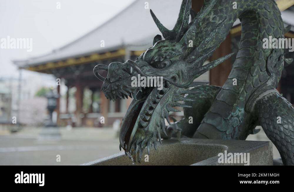 Dragon Hand Washing Station Chozuya, Focus Pull Reveals Higashi ...