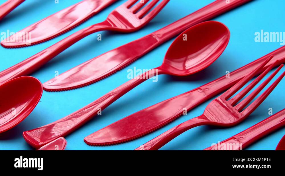 Single use plastic cutlery Stock Videos & Footage - HD and 4K Video ...