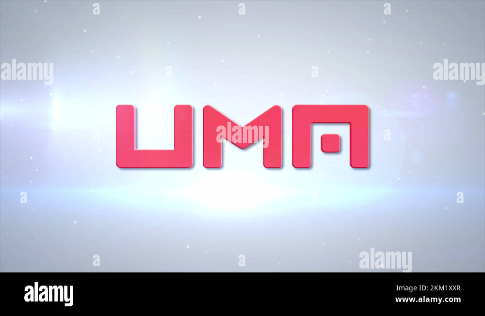 UMA Cryptocurrency Logo Coin 3d Animation Motion Graphics Reveal on ...