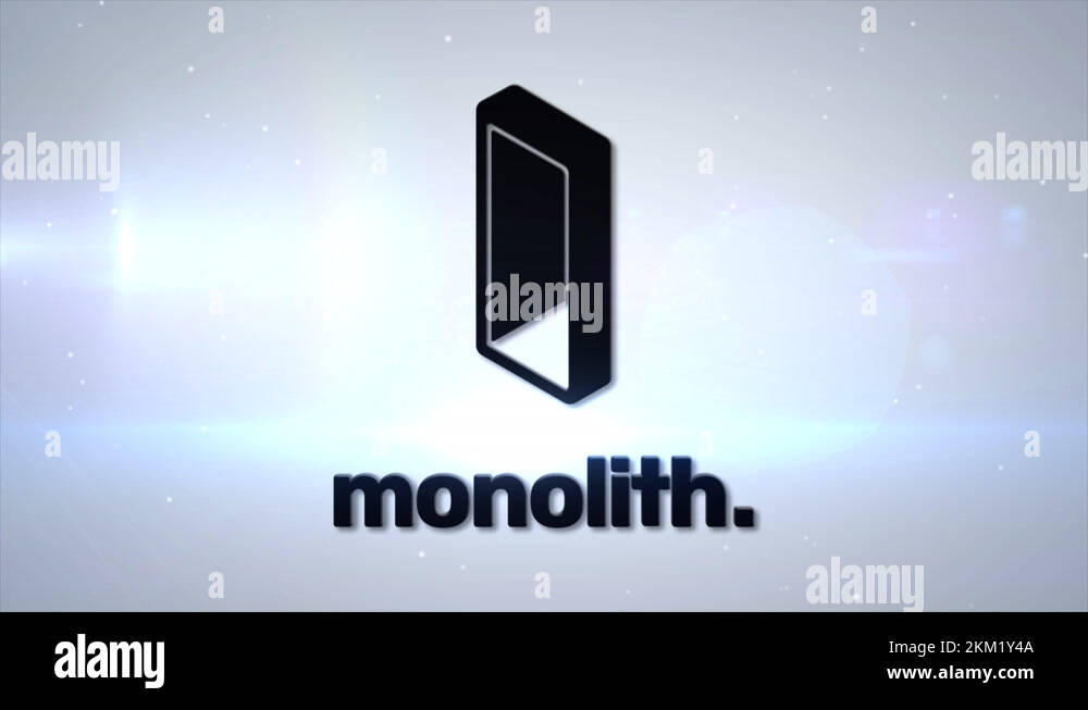 Monolith TKN Cryptocurrency Logo Coin 3d Animation Motion Graphics ...