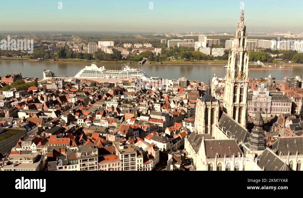 Belgium flanders antwerp view cathedral Stock Videos & Footage - HD and ...