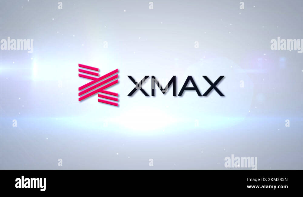 XMax XMX Cryptocurrency Logo Coin 3d Animation Motion Graphics Reveal ...