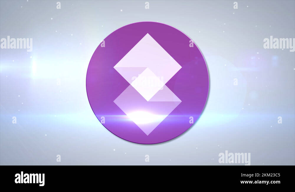 Shift Cryptocurrency Logo Coin 3d Animation Motion Graphics Reveal on ...