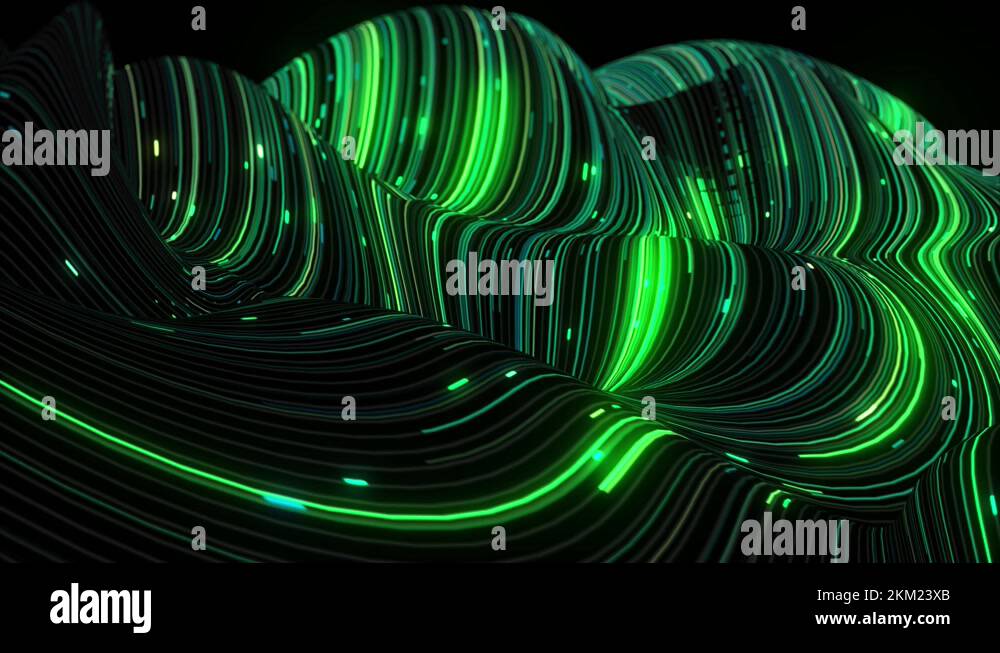 Abstract Technology Big Data Background Conceptbinary Code Particles