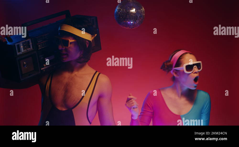 Retro 80's disco dancers Stock Videos & Footage - HD and 4K Video Clips ...