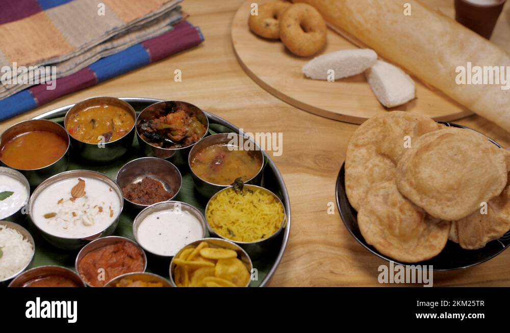 South indian thali Stock Videos & Footage - HD and 4K Video Clips - Alamy