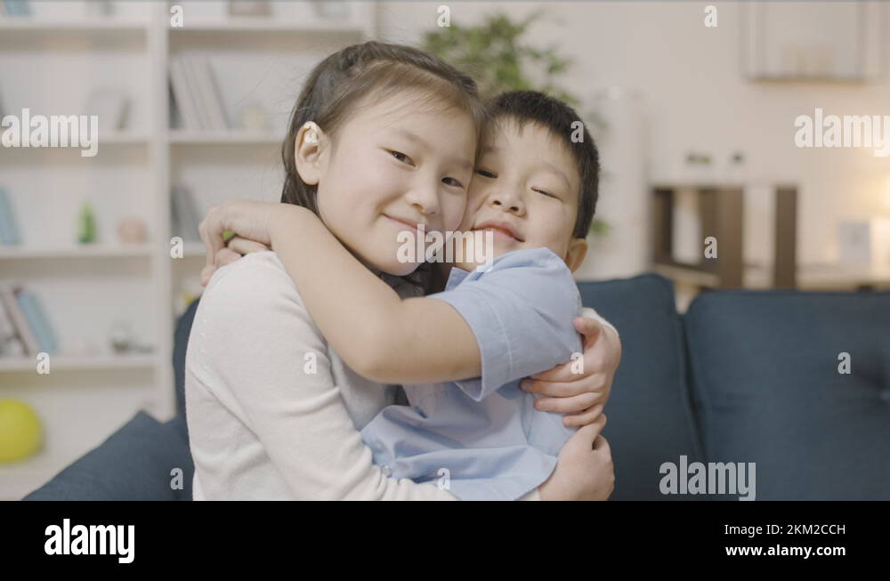 Brother sister hugging Stock Videos & Footage - HD and 4K Video Clips ...