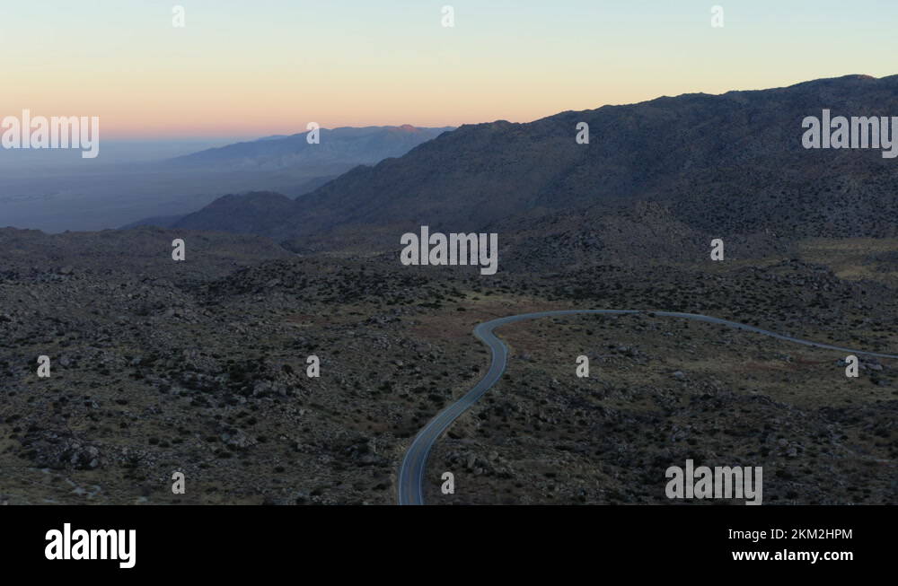 Winding Road in Wild Culp Valley Campground, Anza-Borrego Desert State ...