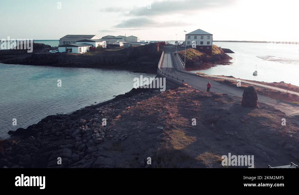 Borgarnes snaefellsnes peninsula iceland Stock Videos & Footage - HD ...