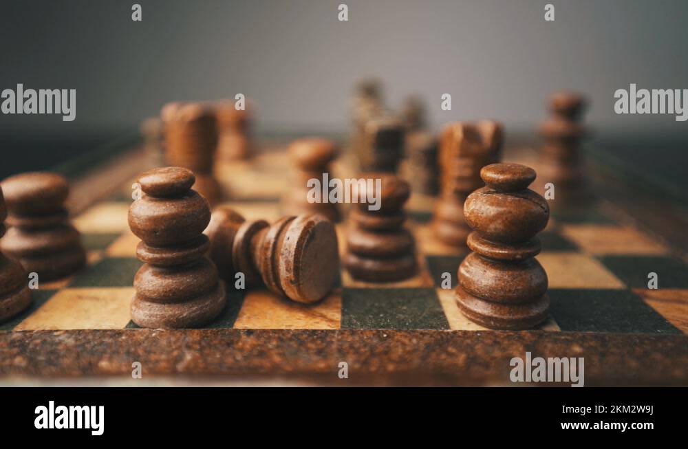 Checkmate game chess falling king Stock Videos & Footage - HD and 4K ...