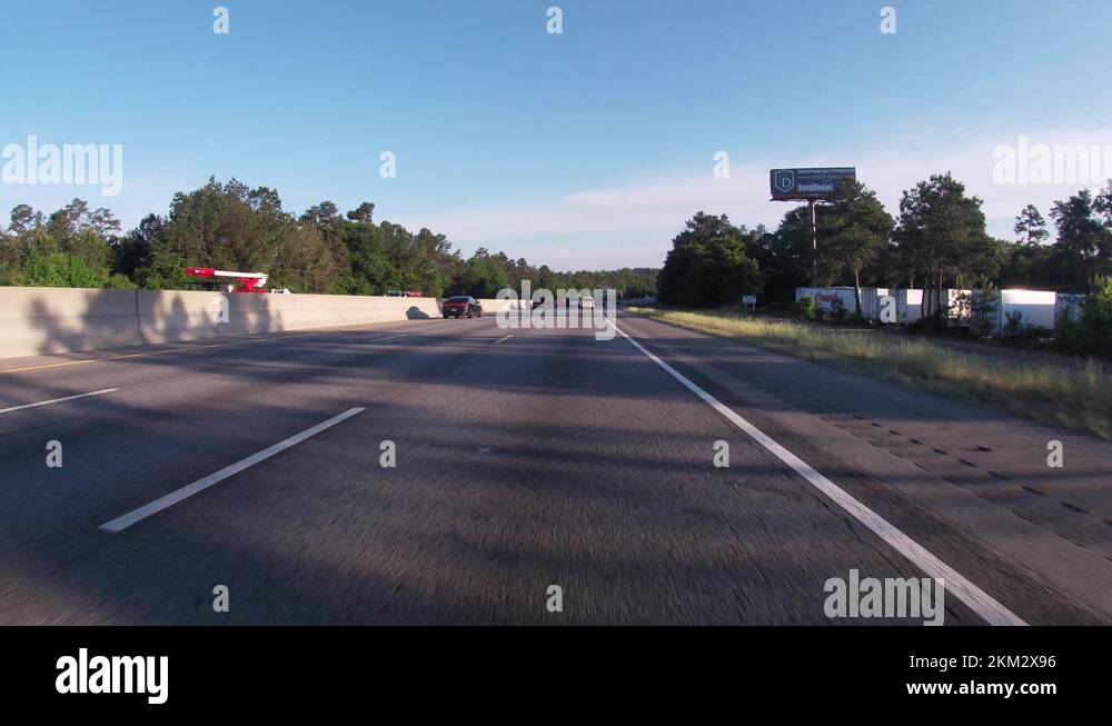 FPV traffic on a highway Dodge Charger and Challenger passing Stock ...