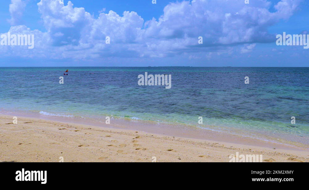 Malaysia, Borneo, Sabah, Sandakan, Turtle Island, beach Stock Video ...