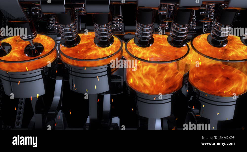 Expensive Powerful Sport Car Racing. V8 Engine Pushing Limits Stock ...