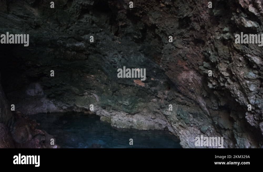 Cave with Fresh Water, Underground River Cave Under the Cliffs ...