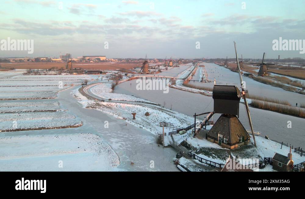 Bridge winter kinderdijk holland Stock Videos & Footage - HD and 4K ...
