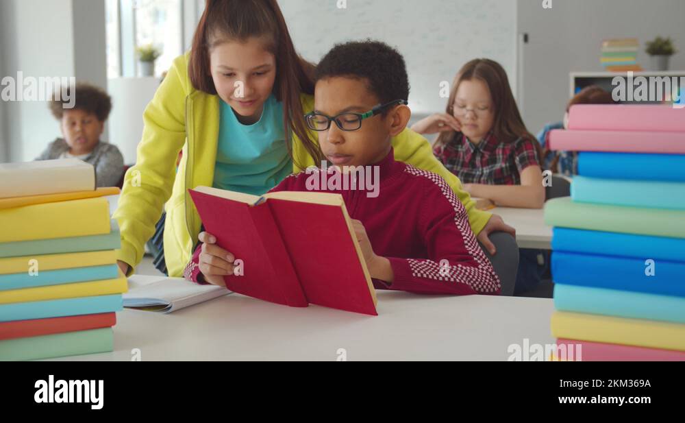 Children studying together classroom Stock Videos & Footage - HD and 4K ...