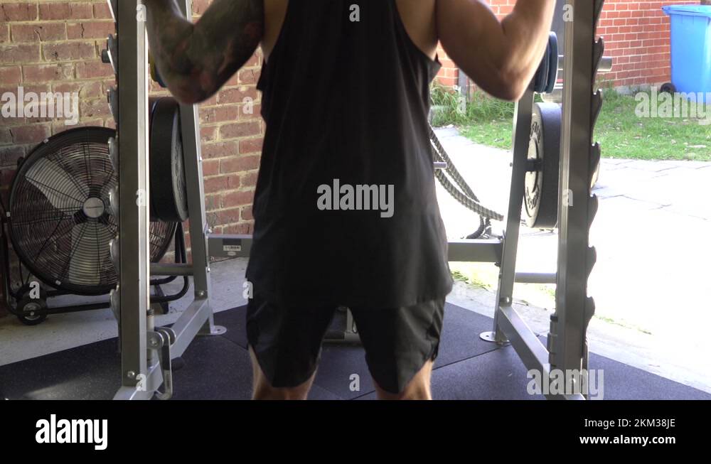 Barbell back squat man Stock Videos & Footage - HD and 4K Video Clips ...