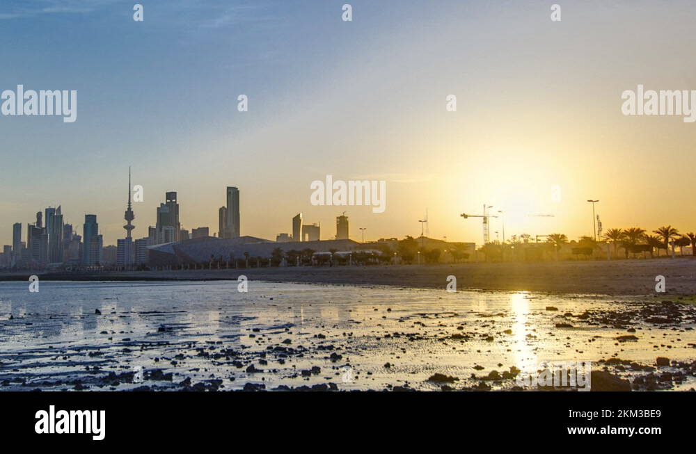 Sunrise at seaside of kuwait Stock Videos & Footage - HD and 4K Video ...