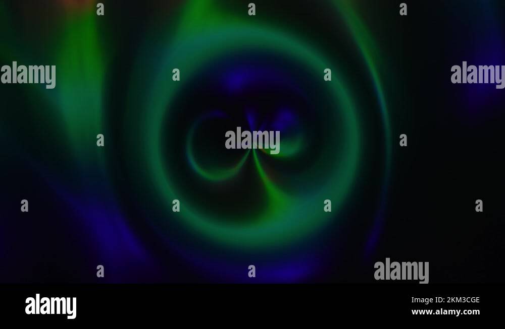 A swirl of Neon blue and green light waves. The aurora effect. Light ...