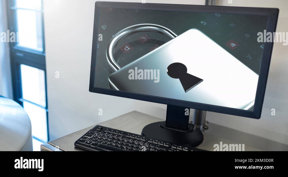 Online security screen padlock Stock Videos & Footage - HD and 4K Video ...