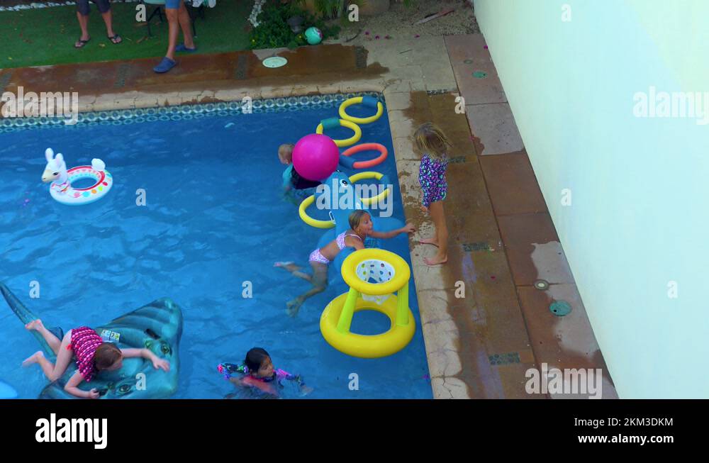 SAN JOSE DEL CABO BCS MEXICO-2020: Kids Playing Pool Sunny Day Toys ...