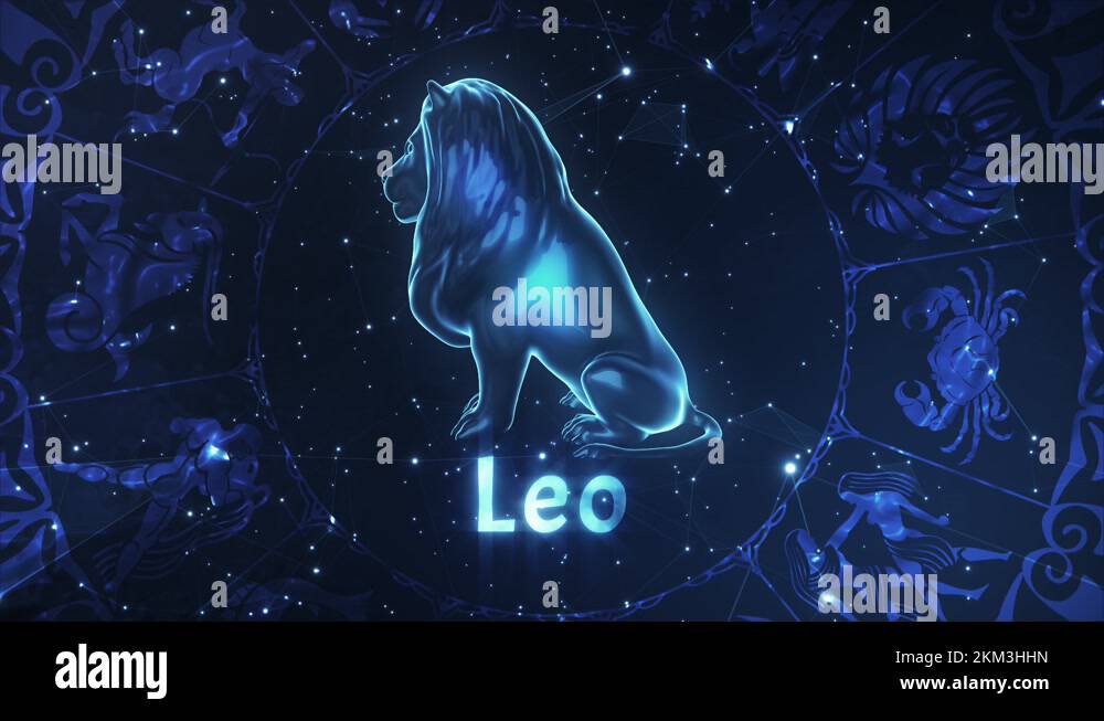 Leo zodiac astrology sign Stock Videos & Footage - HD and 4K Video ...