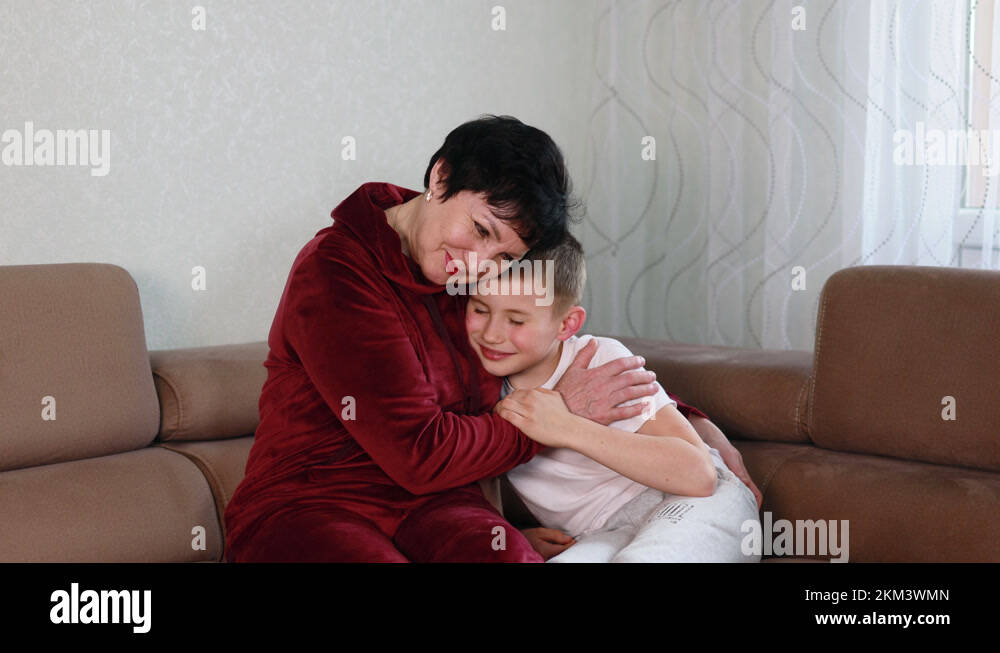 Grandmother hugging grandchild Stock Videos & Footage - HD and 4K Video ...