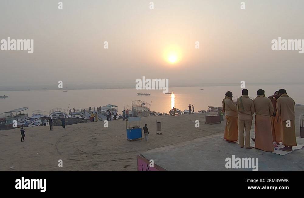 Varanasi morning at ganga river Stock Videos & Footage - HD and 4K ...