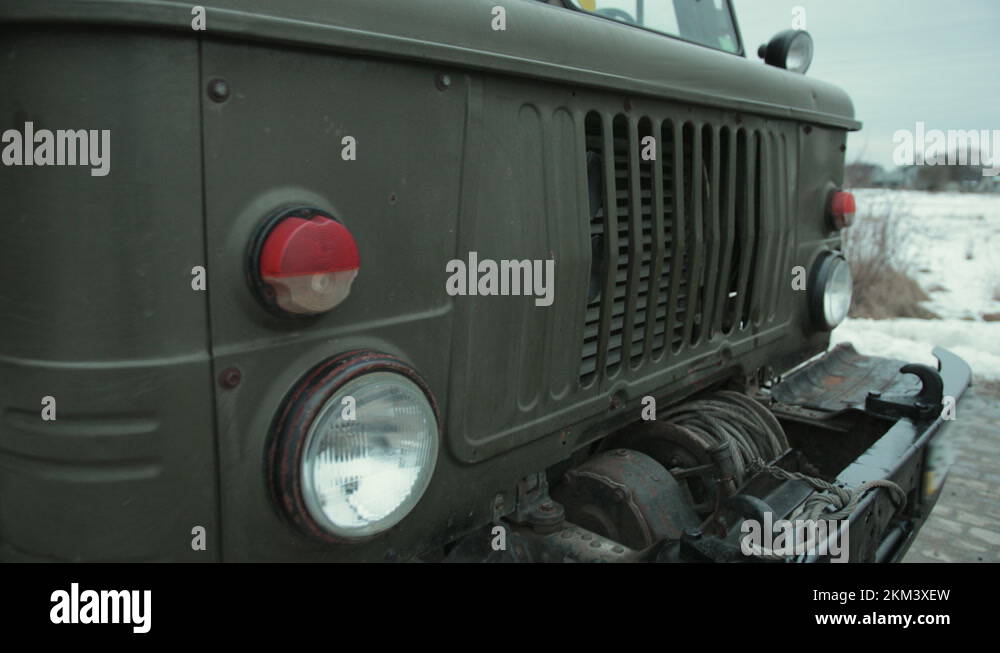 Retro truck, old soviet military truck world war ii transport. military ...